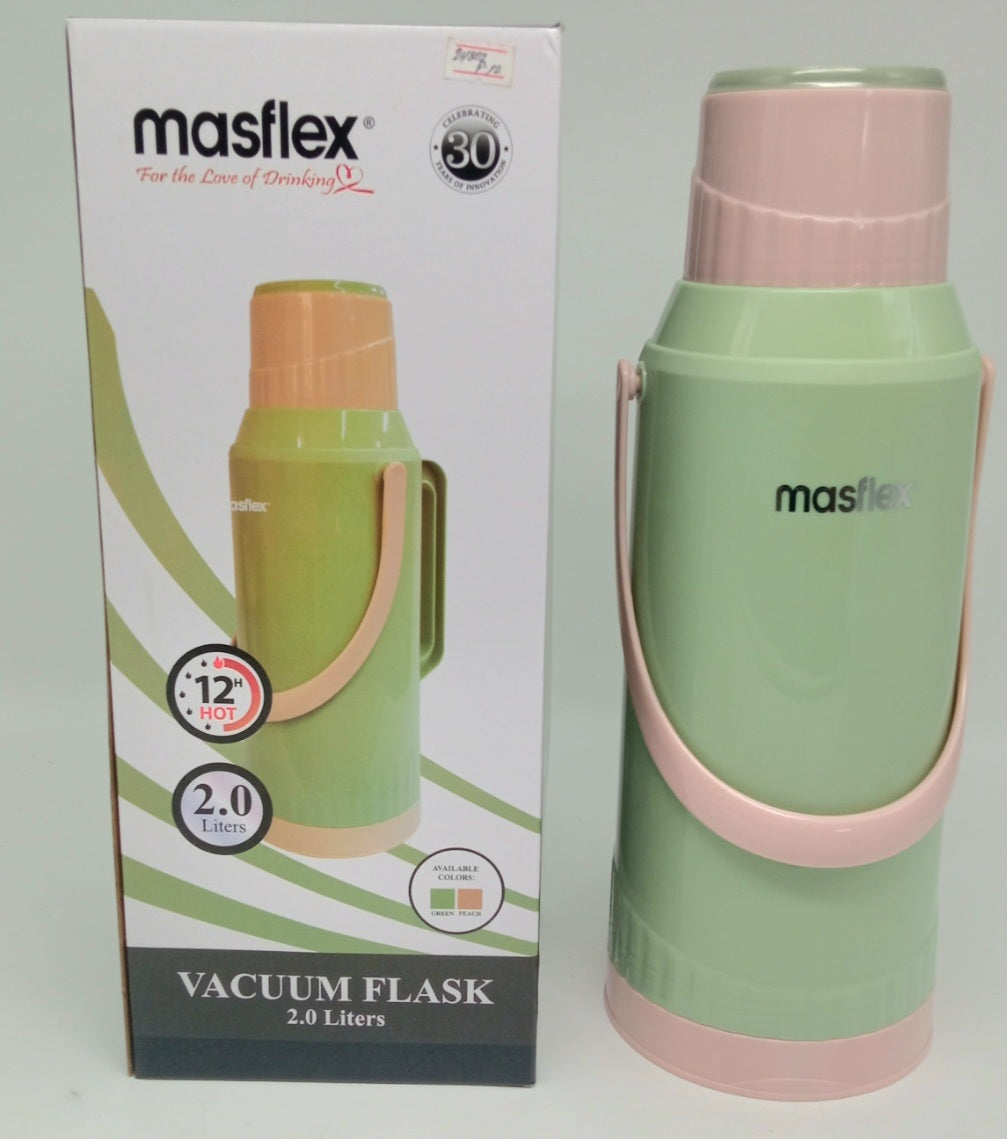 Masflex Thermos 2 Liters BG-519 | Vacuum Flask Colored