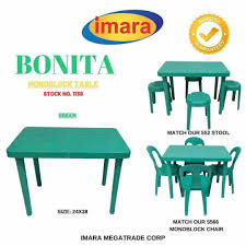 Table Imara Bonita 1138 24x38 Green