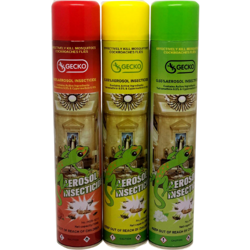 Aerosol Sprayer Gecko Insecticides 750ml